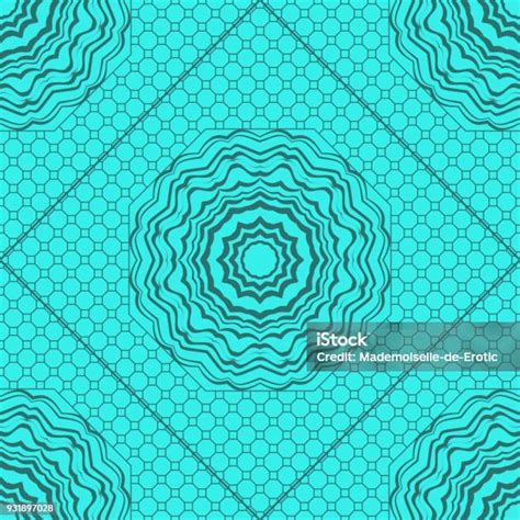 꽃 레이스 장식입니다 현대 기하학적 패턴입니다 원활한 벡터 일러스트입니다 벽지 초대장 장식 직물에 대 한 텍스처 벡터 일러스트 레이 션 0명에 대한 스톡 벡터 아트 및 기타