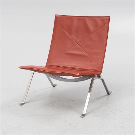 Poul Kjaerholm Fåtölj Pk22 Fritz Hansen Danmark 1997 Bukowskis