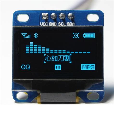 096 Oled Display I2ciictwi 128x64 Pixel Für Arduino Roboter Bausatzde