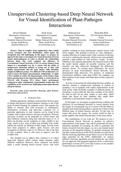 pdf unsupervised clustering based deep neural network for visual