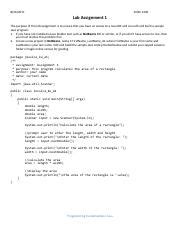 Lab Assignment Pdf COSC Lab Assignment The Purpose Of This Lab Assignment