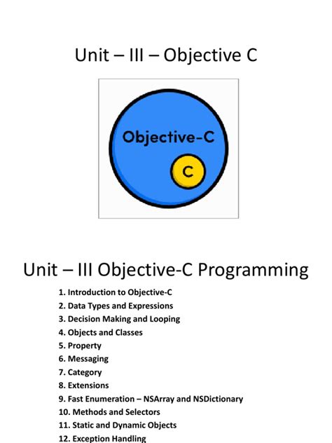 unit 3 mad pdf objective c class computer programming