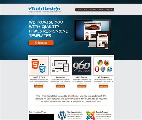 70 Free Responsive Html5 Css3 Templates Webprecis 70 Free Responsive Html5 Css3 Templates Webprecis