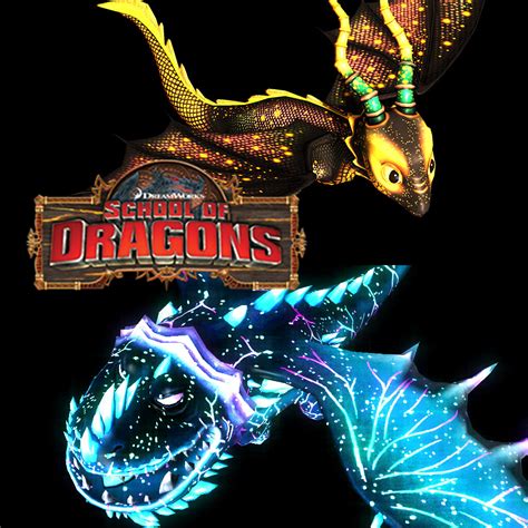 Ryan Batcheller School Of Dragons Hidden World Glow Skins