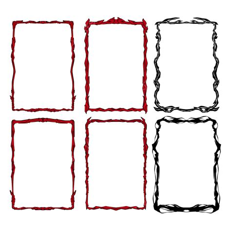 Halloween Character Set Vector Hd Png Images Frame Set Halloween Frame Halloween Cartoon