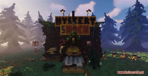 gravity falls mystery shack map 1 18 1 for minecraft mc mod