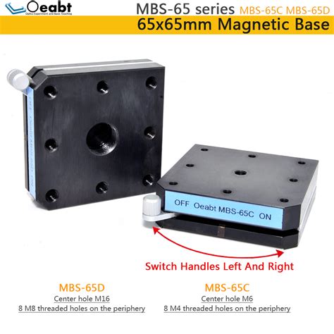 laserland mbs 65c magnetic base ultra thin optical experiment meter two