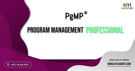 Unlocking Success With Pgmp Certification Elevate Your Career In Program Management