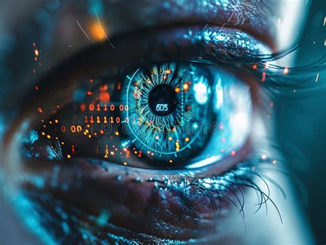 Digital Eye Vision Concept stock photo. Image of sight - 317750098