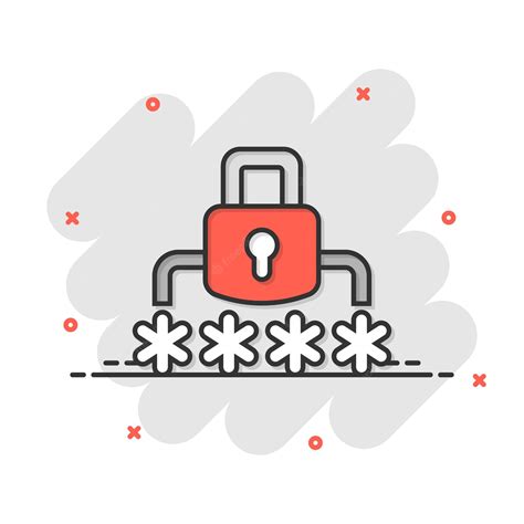 Premium Vector Login Icon In Flat Style Password Access Vector Illustration On White Isolated