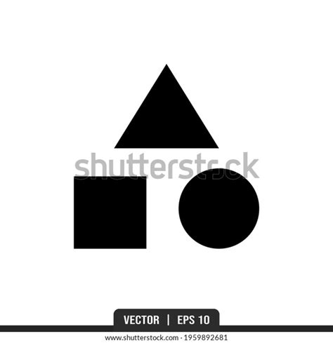 Shape Silhouette Icon Vector Illustration Logo Stock Vector Royalty