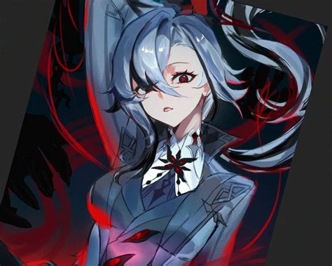 Arlecchino Genshin Impact Drawn By Adamosina Danbooru