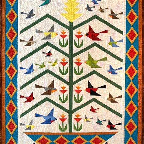 Tree Of Life Quilt Etsy