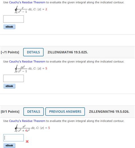 Solved Use Cauchy S Residue Theorem To Evaluate The Given Chegg Com