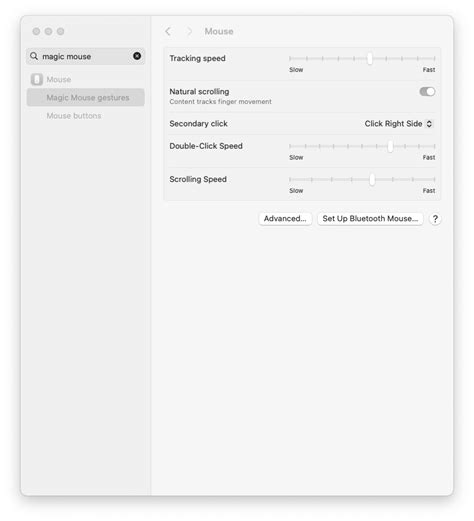 Macos Settings Finds Magic Mouse Gestures Although There Is No Magic Mouse Connected R Mac