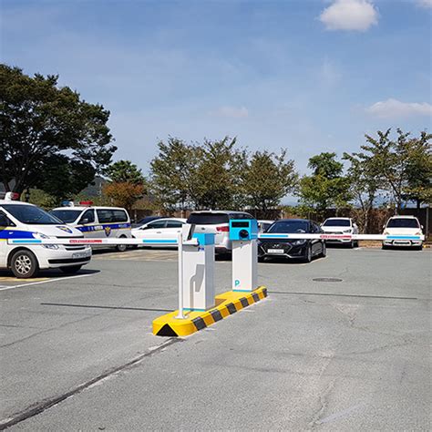 00 79 주차차단기차량차단기주차게이트 주차관제시스템속도제어형 Bldc모터 채용 마노기술주 취급폼목 소개