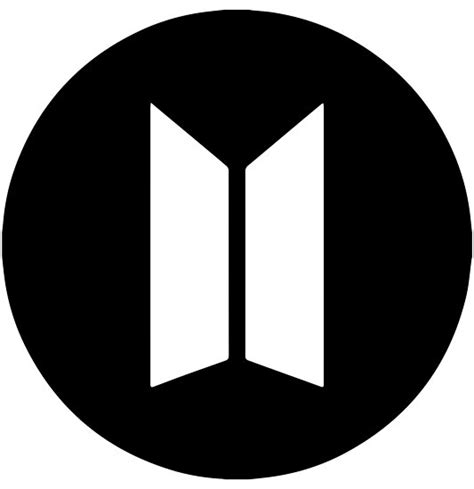 Bts Black And White Logo