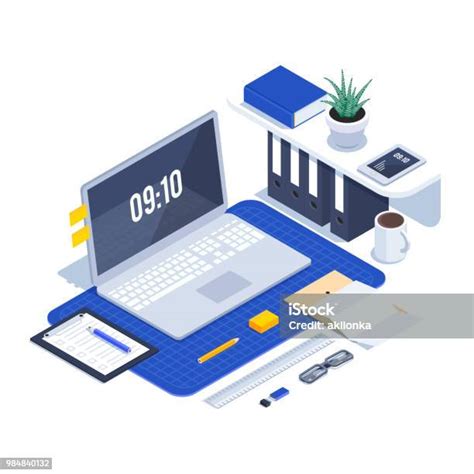 아이소메트릭 개념 엔지니어 직장입니다 등측투영법에 대한 스톡 벡터 아트 및 기타 이미지 등측투영법 3차원 형태 Usb 메모리 Istock