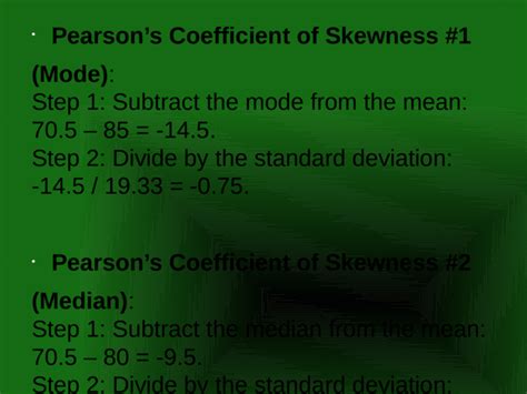 Pearson Coefficient Of Skewness Qlerocar