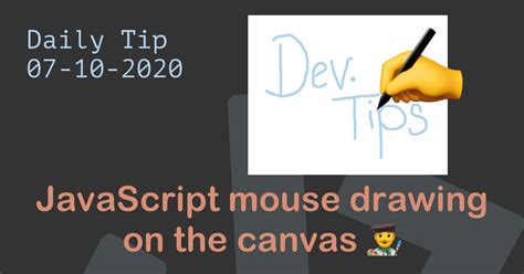 Draw On Canvas With Mouse Vanilla Js Tutorial 2022