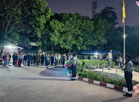 ရခိုင်ပြည်နယ် မောင်တောမြို့၌ ၇၆ နှစ်မြောက် လွတ်လပ်ရေးနေ့ အလံတင်အခမ်းအနားပြုလုပ