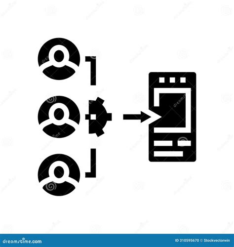 Guerrilla Testing Ux Ui Design Glyph Icon Vector Illustration Stock Vector Illustration Of
