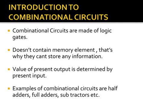 Sequential And Combinational Alu Pptx Computing Technology