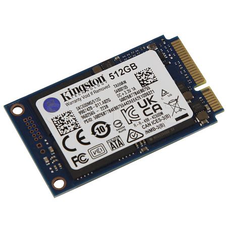 ᐈ SSD накопитель 512 GB Kingston KC600 (SKC600MS/512G), mSATA, SATA III ...