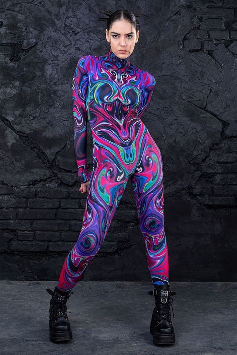 Psychedelic Clothing Festival Clothing Women Sexy Rave Etsy Festival