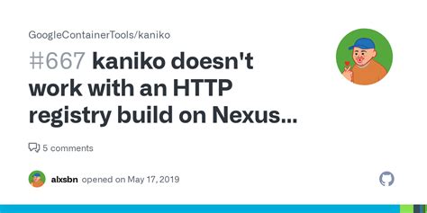 Kaniko Doesn T Work With An Registry Build On Nexus OSS Issue