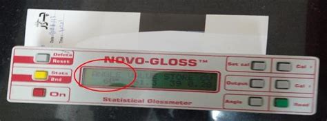 8 Measuring Of Gloss Degree Using Gloss Meter Download Scientific Diagram