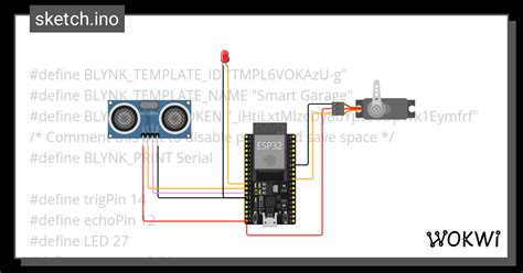 Smart Garage 1 Wokwi Esp32 Stm32 Arduino Simulator