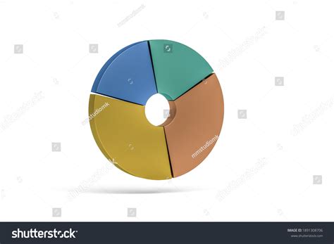 3d Pie Chart Space Text 3d Stock Illustration 1891308706 Shutterstock