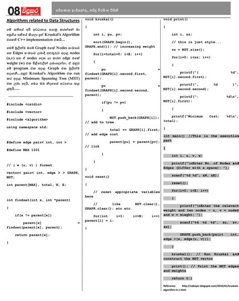 Data Structures And Algorithms In Sinhala Pdf