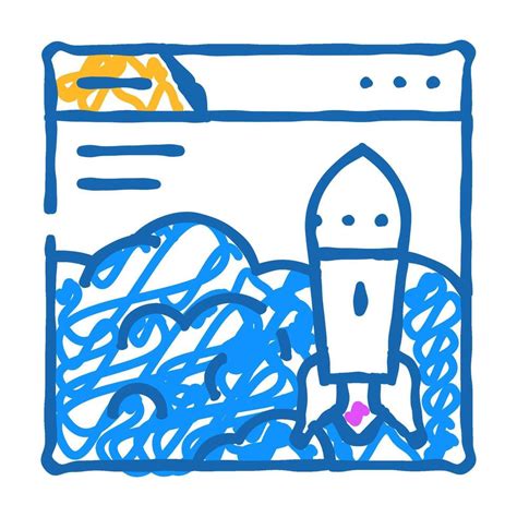 Launch Startup Icon Doodle Illustration 49834380 Vector Art At Vecteezy