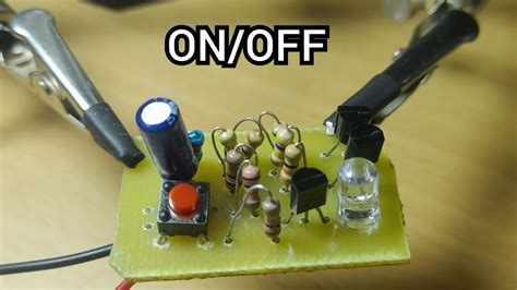 Make Your Own ON And OFF Circuit Switch Electronic Circuit Engineering YouTube