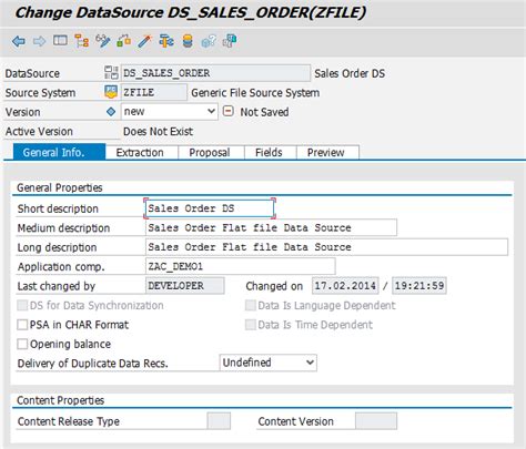 Dso Step By Step Part 1 Of 2 Creation Extra Sap Community