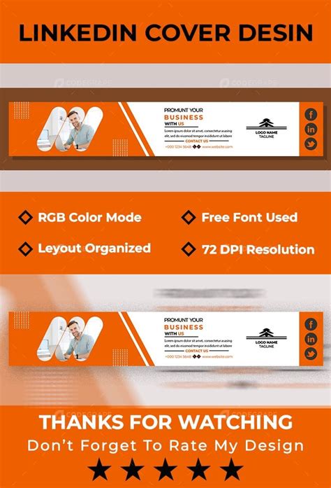 LinkedIn Cover Design Template Design Template Cover Design Templates