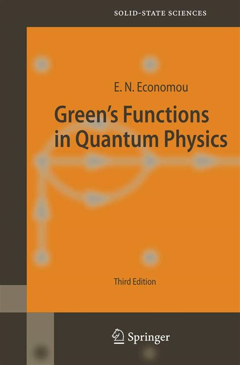Greens Functions In Quantum Physics Springer Series In