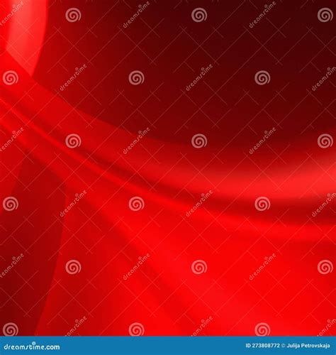 Red Abstract Gradient Background With Dark And Light Stains And Smooth Lines Stock Illustration