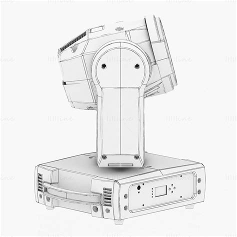 Stage Light 3d Model 9