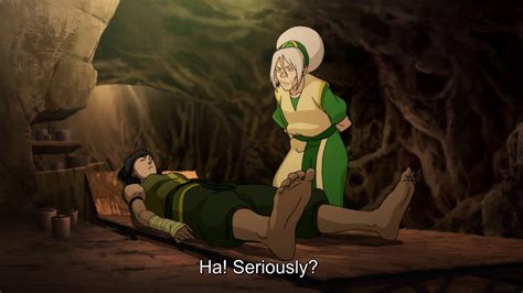 Screenshot Avatar Tlok Korra Barefoot On Table 1 By