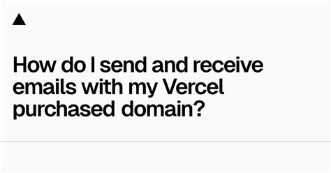 Mx Records Are Not Yet Updated For My Domain Help Vercel Community