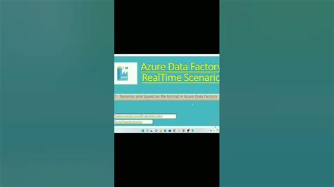 Dynamically Sink Files Based On File Extension Adf Real Time Scenario