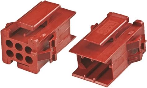 TE Connectivity Miniature Rectangular II Male Connector Housing Mm Pitch Way Row