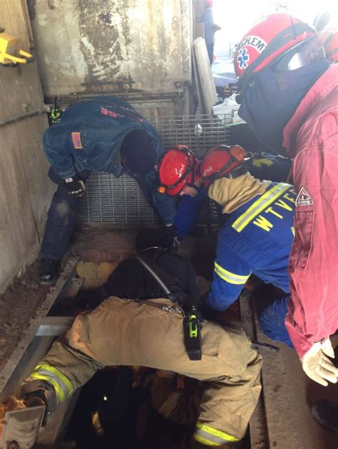 Man Extricated From Equipment Portage News