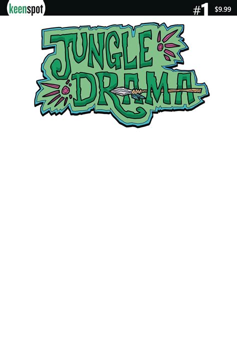 Jungle Drama 1 Blank Sketch Cover Fresh Comics