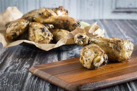 Herb And Garlic Chicken Drumstick Recipe Dishing Delish