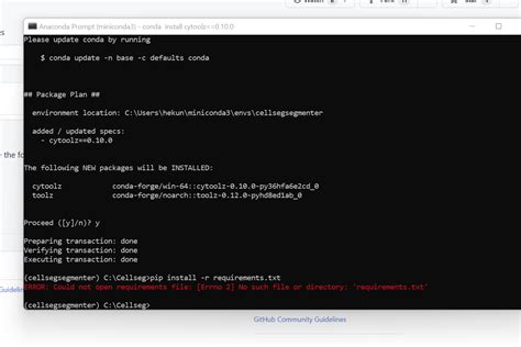install issue · issue 48 · michaellee1 cellseg · github