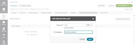 Manage Discounts In Orders Orocommerce Orocrm And Oroplatform
